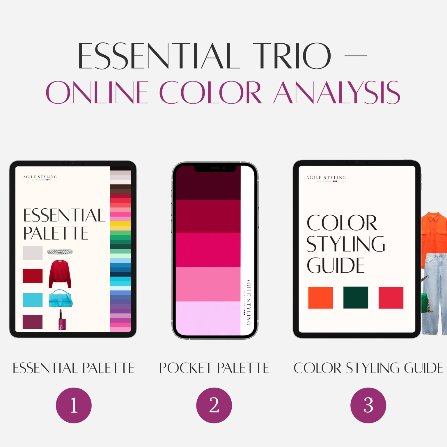 Essential Trio - Online Color Analysis - Agile Styling